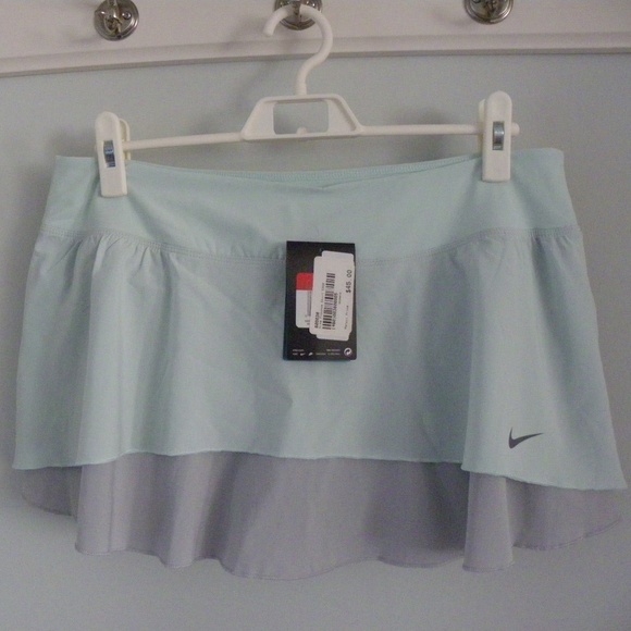 Nike | Skirts | Nwt Nike Minty Blue Gray Skort Xl | Poshmark